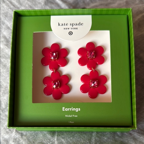 kate spade | Jewelry | New In Box Kate Spade Target Collaboration Red ...